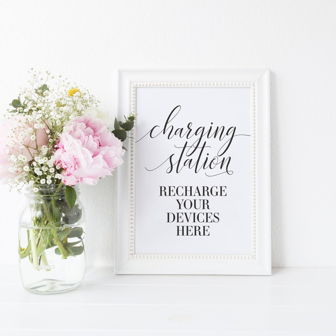 Charging Station Recharge Your Devices Here Sign Wedding | Etsy