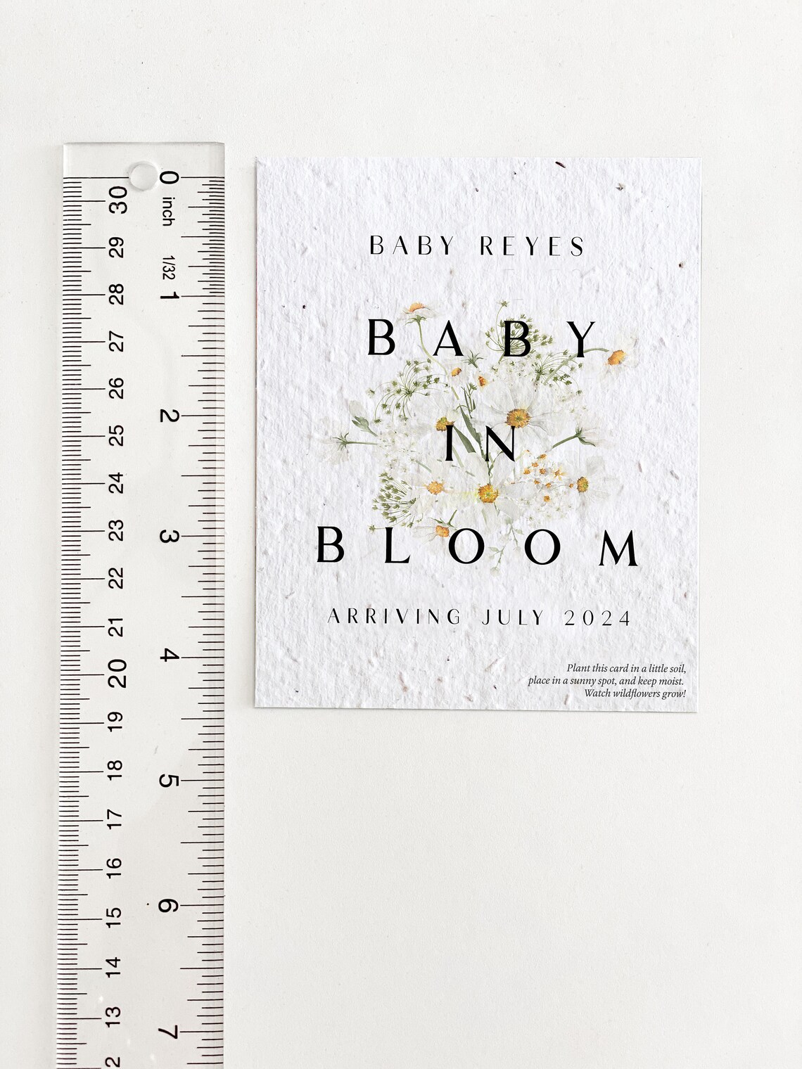 Grownotes™ Baby in Bloom, Baby Shower, Plantable Favors, for Guests ...