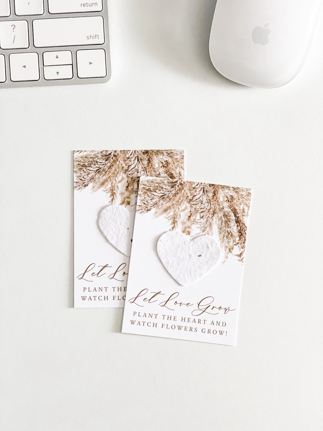 Grownotes™ Let Love Grow Plantable Seed Paper Favor Cards, Grows ...