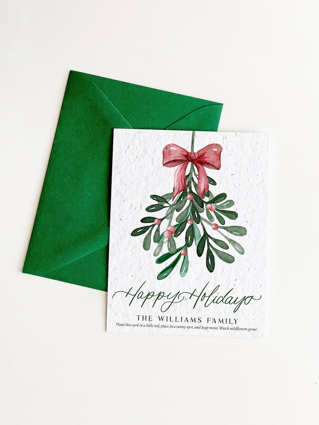 Grownotes™ Plantable Holiday Cards Personalized Seed Paper Christmas ...