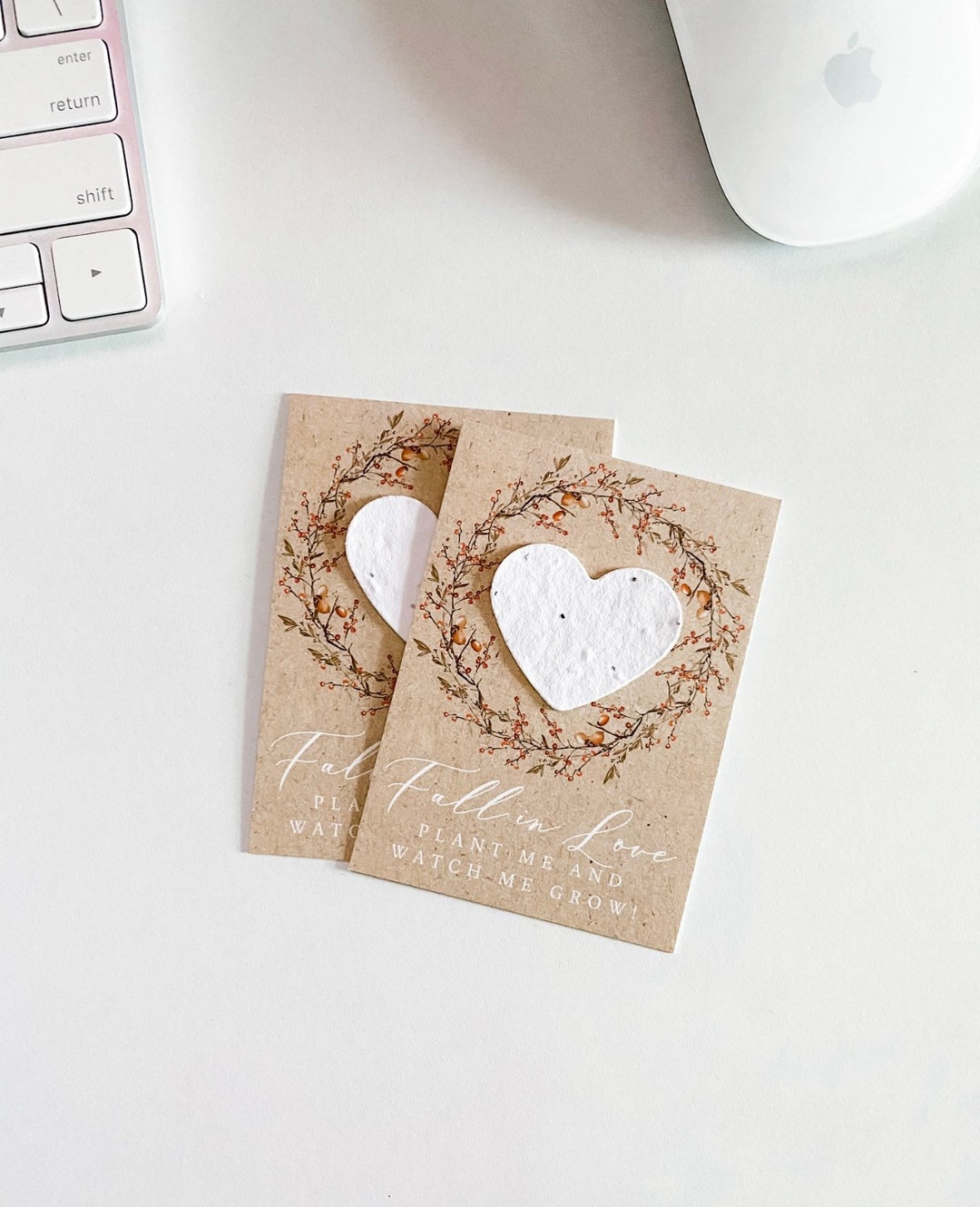 Grownotes™, Fall in Love Plantable Favor Cards, Grows Wildflowers, Seed ...
