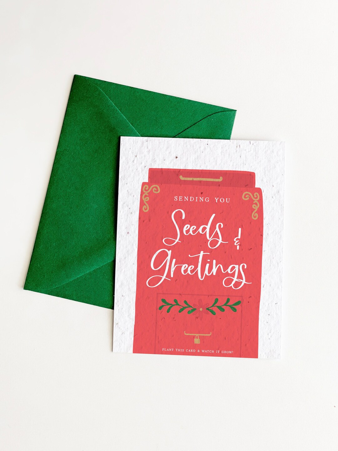 Grownotes™ Plantable Holiday Cards Personalized Seed Paper Christmas ...