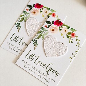 Grownotes™ Wedding Favors, Let Love Grow Plantable Seed Paper Favor ...