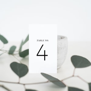 Classic Table Numbers, Print Ready, DIY, Templett, Instant Download - Etsy