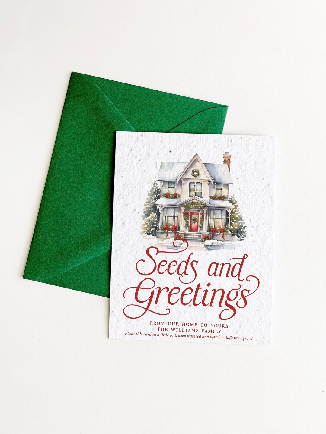 Grownotes™ Plantable Holiday Cards Personalized Seed Paper - Etsy