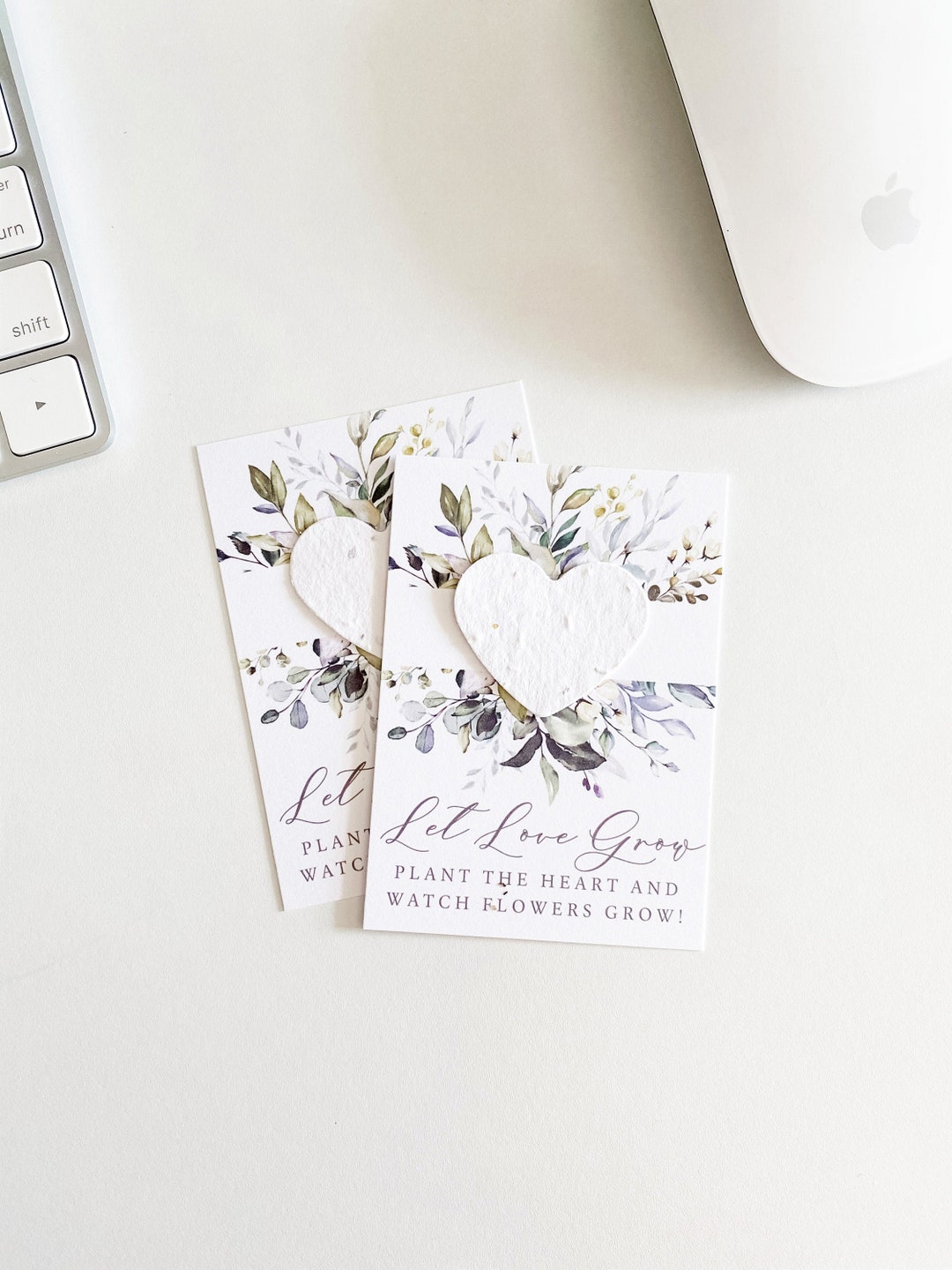Grownotes™ Let Love Grow Plantable Seed Paper Favor Cards, Grows ...