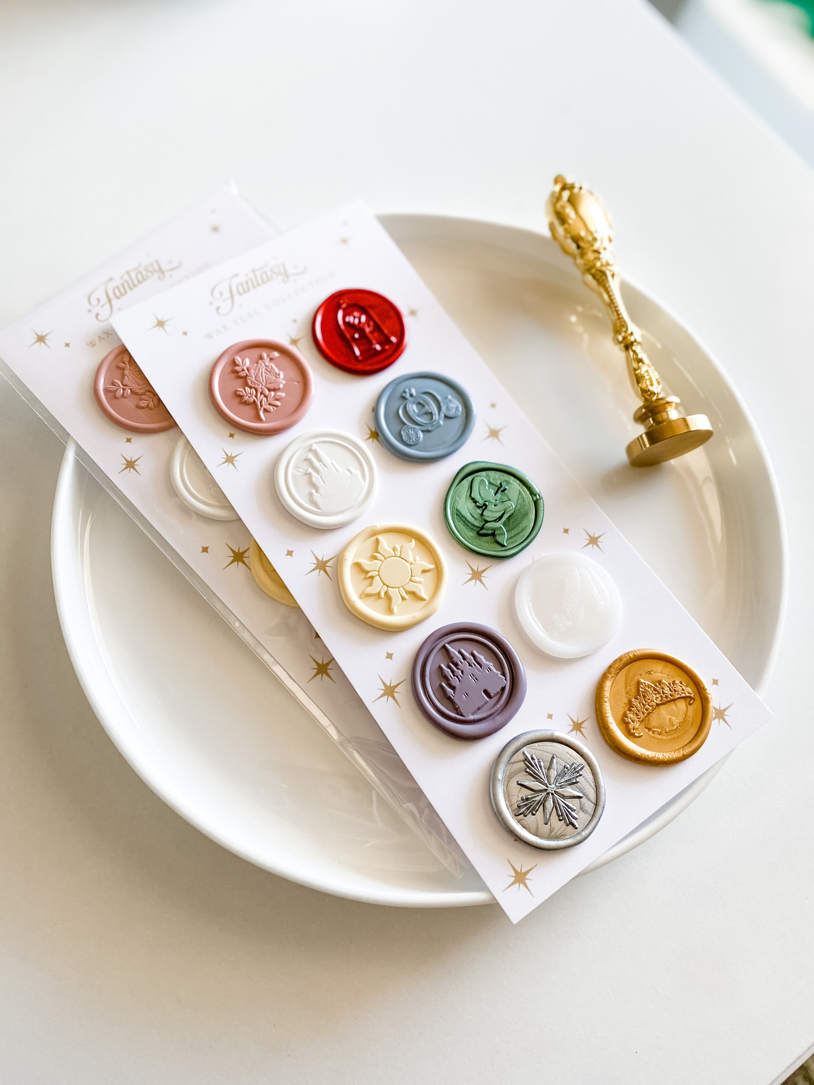 Fantasy Wax Seal Collection Self Adhesive Princess Rose - Etsy