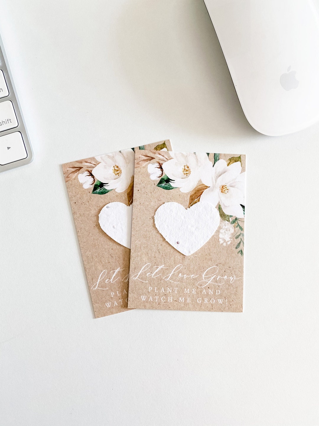 Grownotes™ Let Love Grow Plantable Favor Cards, Grows Wildflowers, Seed ...