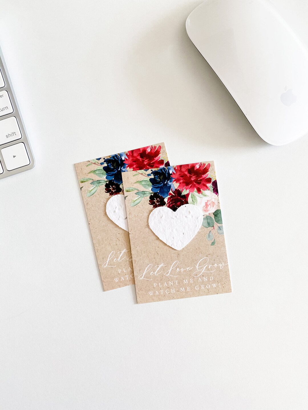 Grownotes™ Let Love Grow Plantable Favor Cards, Grows Wildflowers, Seed ...