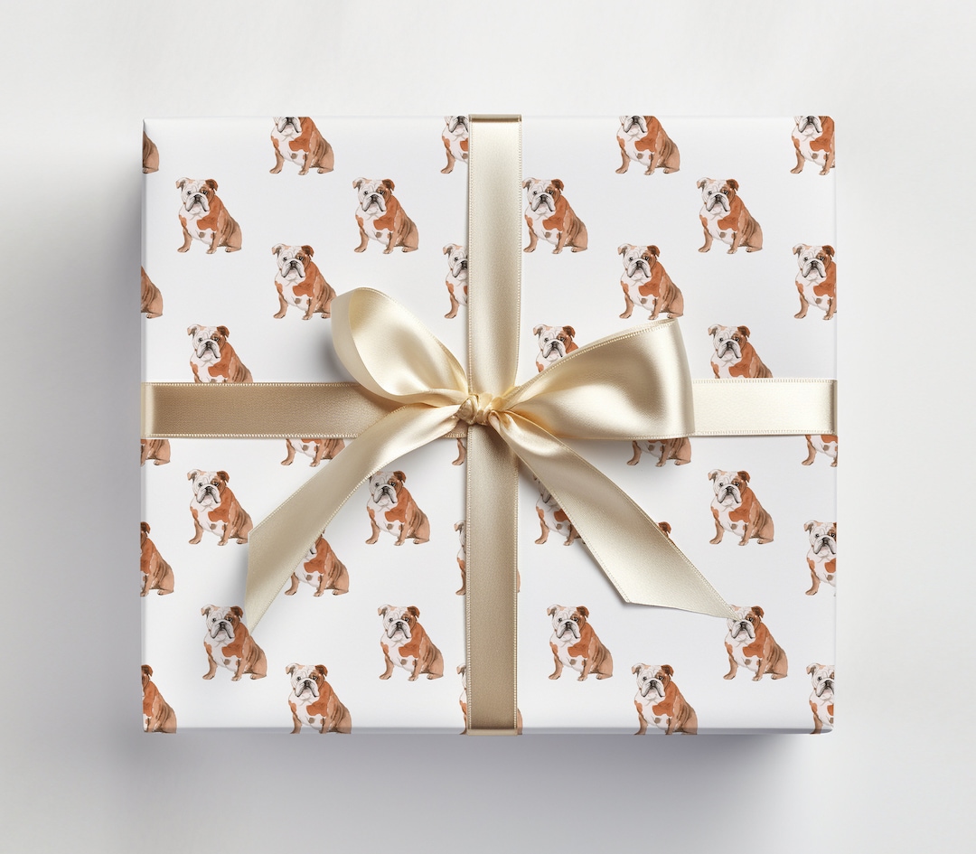 Personalized Pet Gift Wrap, Wrapping Paper, Watercolor, Christmas Wrap ...