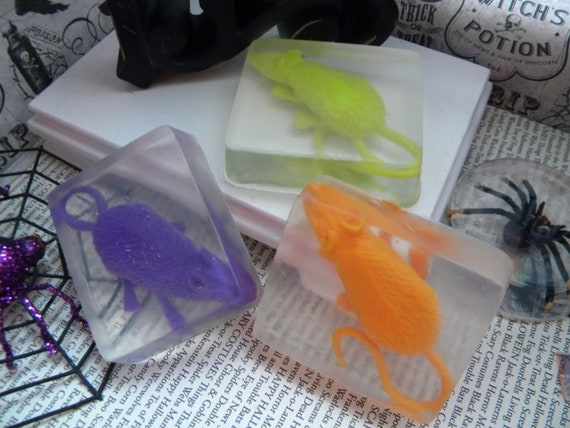 Rat Soap / Halloween Soap Favors | Etsy