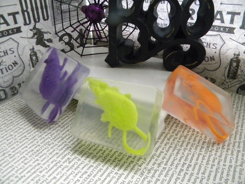 Rat Soap / Halloween Soap Favors - Etsy