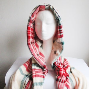 Fleece Infinity Hood Scarf Sewing Pattern: Winter Headcover (XS-4XL ...