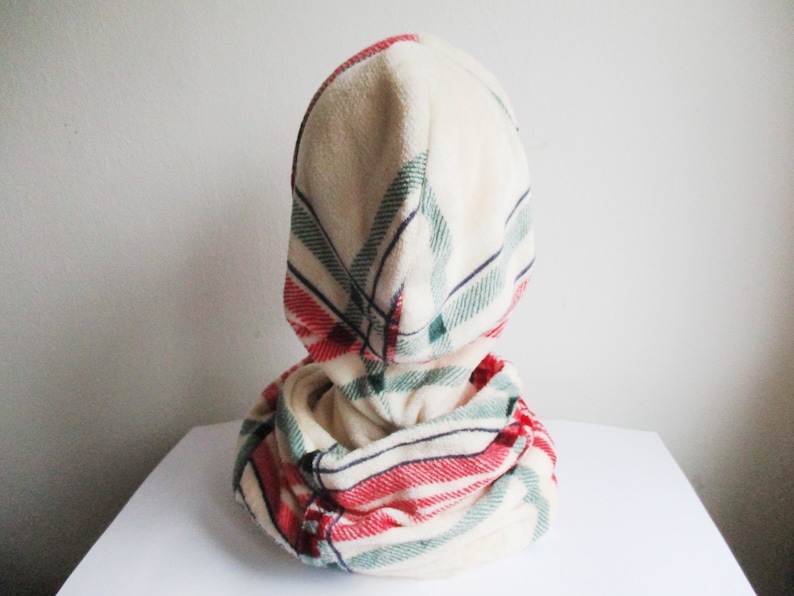 Fleece Infinity Hood Scarf Sewing Pattern: Winter Headcover (XS-4XL ...