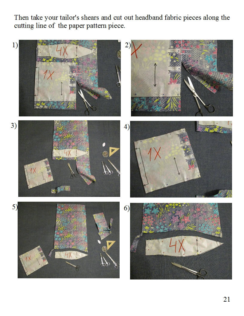 Summer Sun Headband Sewing Pattern Pdf/ Photo Tutorial Tie - Etsy Australia