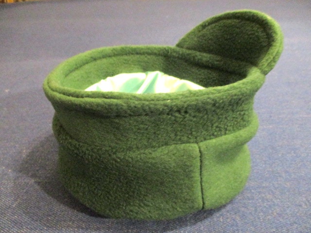 Fleece Cadet Hat Sewing Pattern: Lined Winter Chemo Visor (PDF Pattern ...