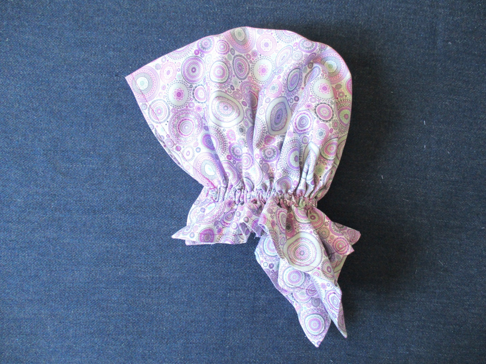 Chemo Cotton Cap Sewing Pattern, Elastic Head Scarf (PDF) - Etsy