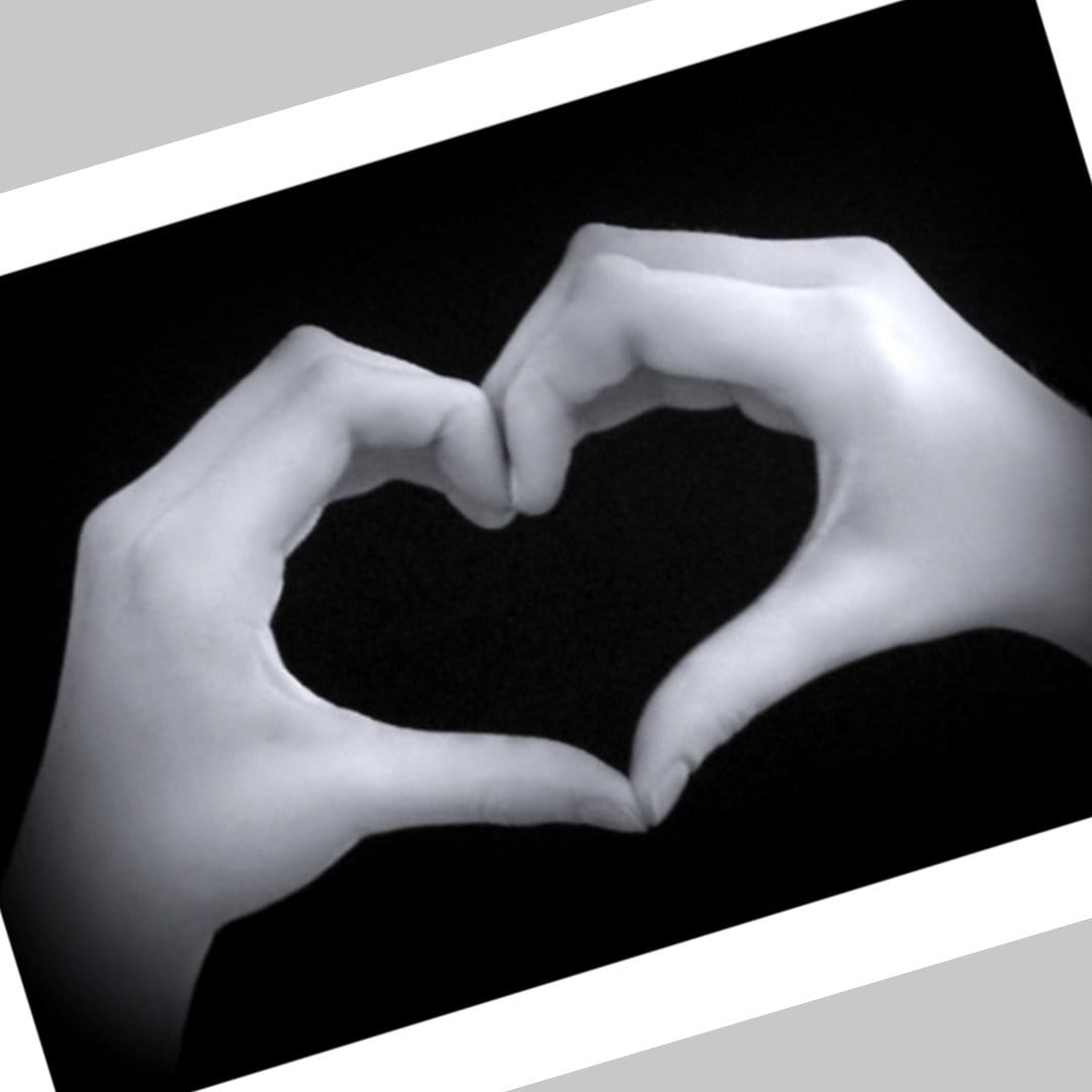 HEART HANDS Print - Sign Language - Valentine & Friendship Gift - LOVE