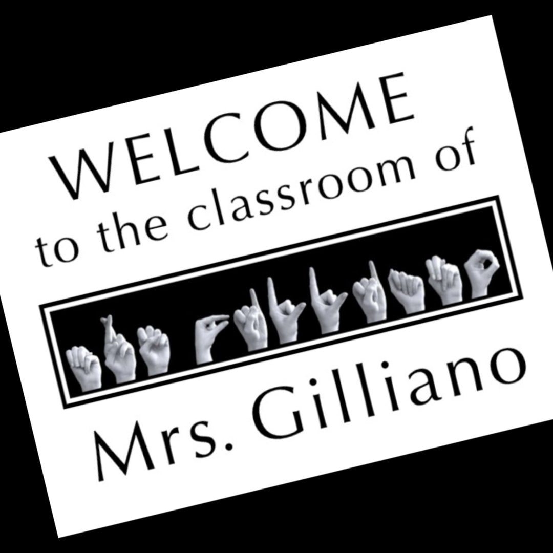 Welcome to the Classroom of ASL Alphabet NAME Sign Language ...