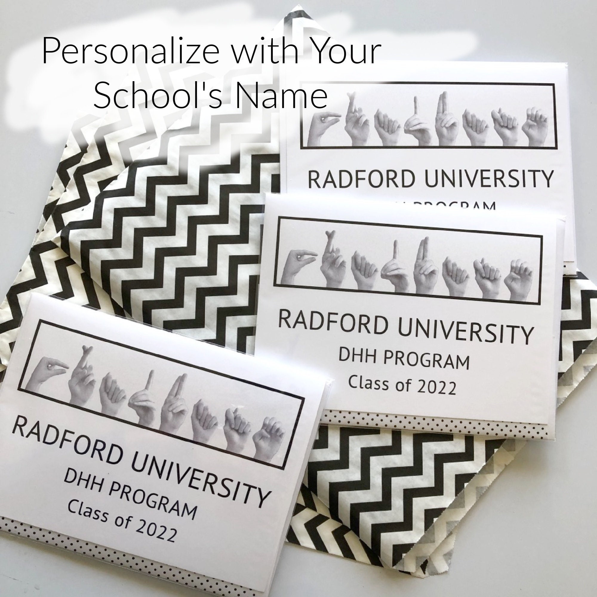 ASL Graduate Note Card - Congratulations! - Class of 2022 - Personalize ...