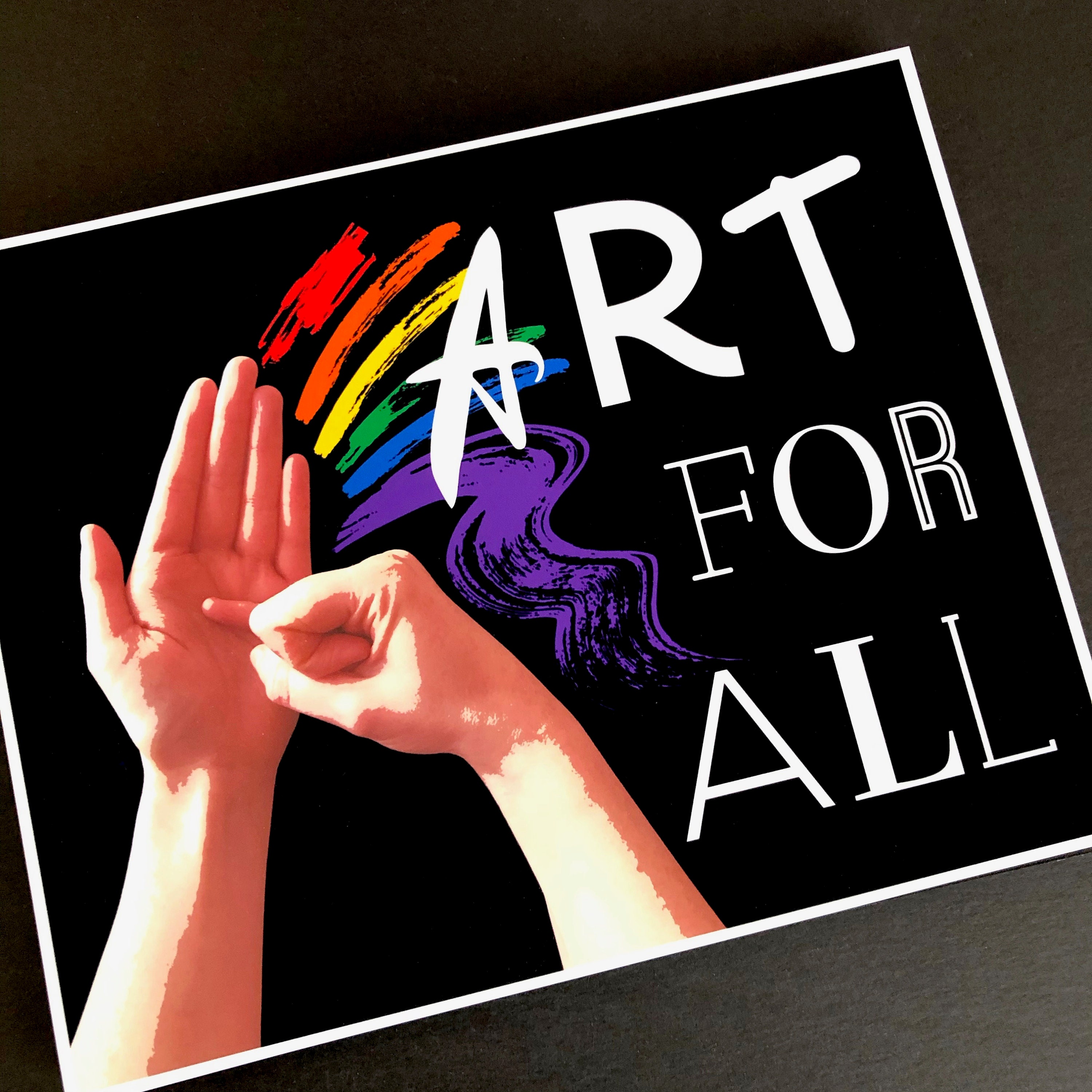 ASL ART for ALL - 8x10 Print - American Sign Language - All Abilities ...