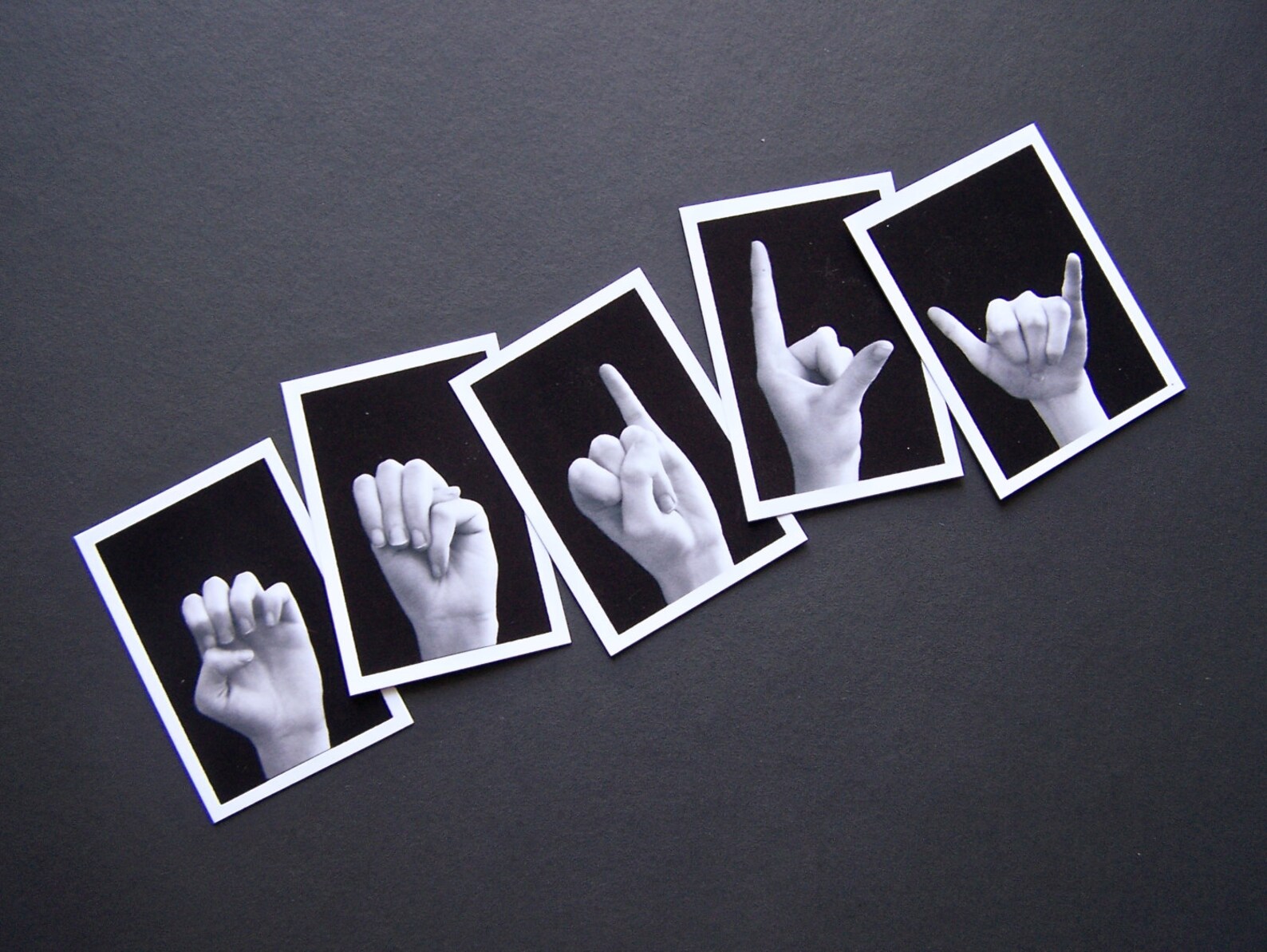 ASL ALPHABET Sign Language Letter Size Print to Frame or - Etsy