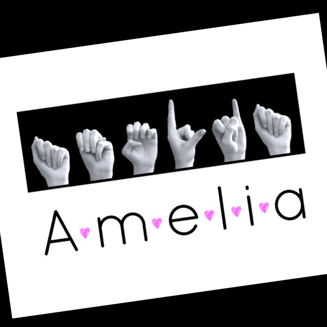 ASL Alphabet Name in American Sign Language Custom Order - Etsy