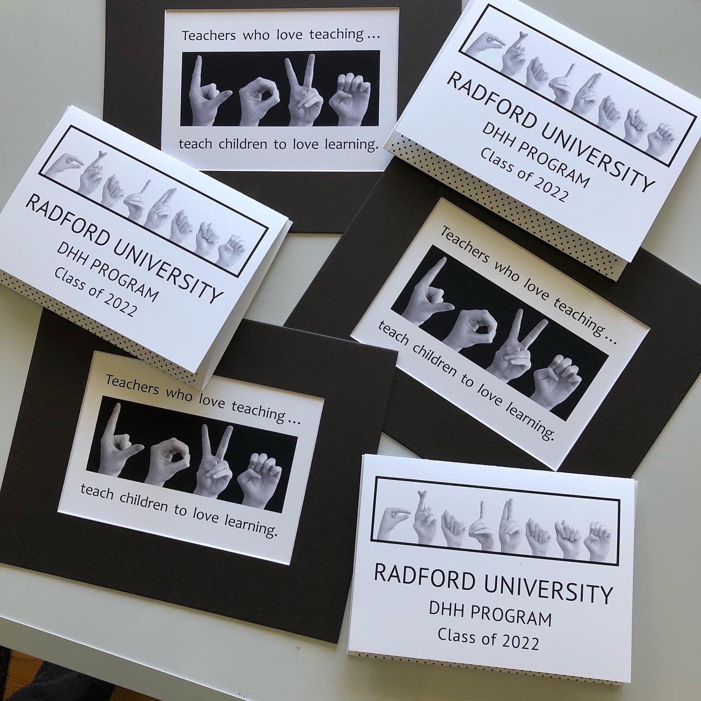 ASL Graduate Note Card - Congratulations! - Class of 2022 - Personalize ...