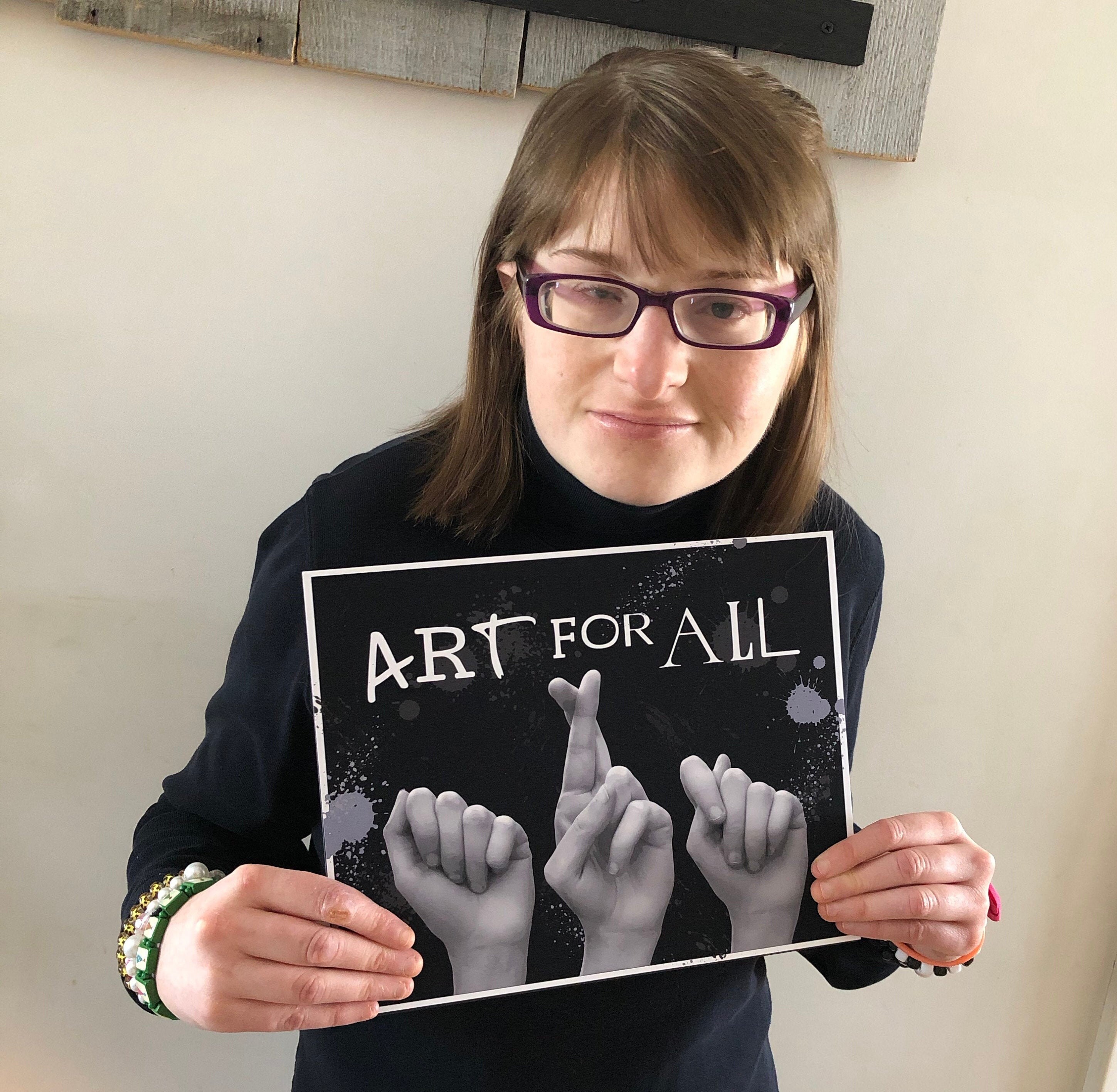 ASL ART for ALL - 8x10 Print - American Sign Language - All Abilities ...