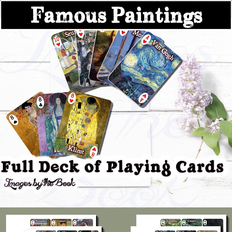 Full Pack of Playing Cards - Etsy