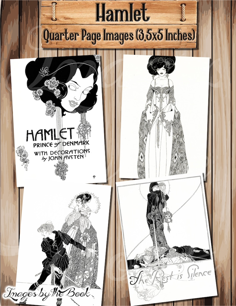 Hamlet Art by John Austen, Junk Journal Kit (digital Download) - Etsy