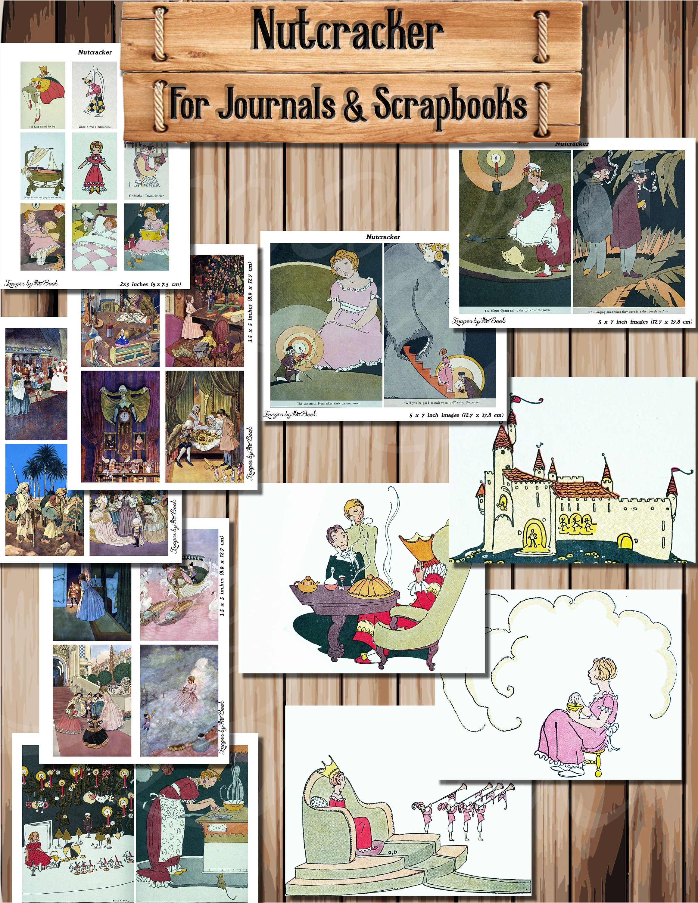 Nutcracker Ballet Junk Journal Kit Download and Print Upon - Etsy
