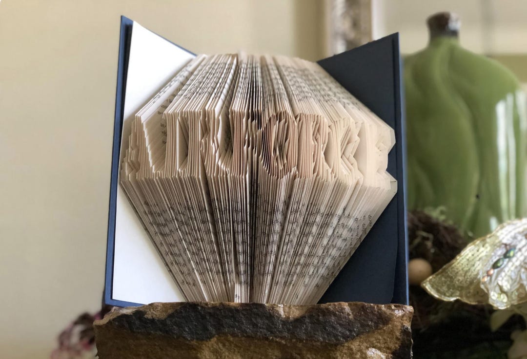 Folded Book Art: Air Force, Military Service Gift, Home Decor - Etsy