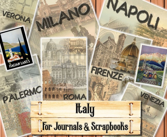 Italian Ephemera Printable Italian Ephemera Etsy Singapore