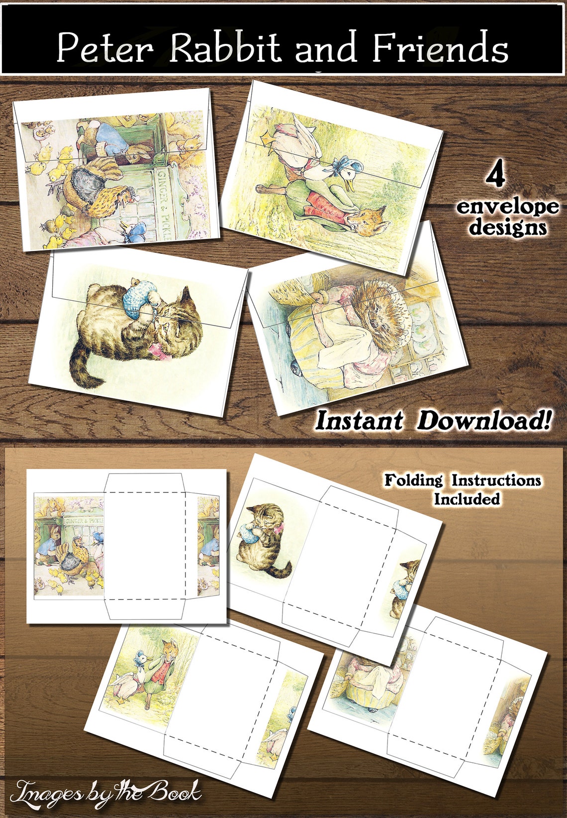 Beatrix Potter Books Peter Rabbit and Friends Stationery Set | Etsy