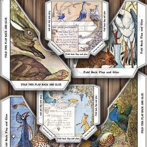 Aesop's Fables Art by Milo Winters, Junk Journal Kit (digital Download ...