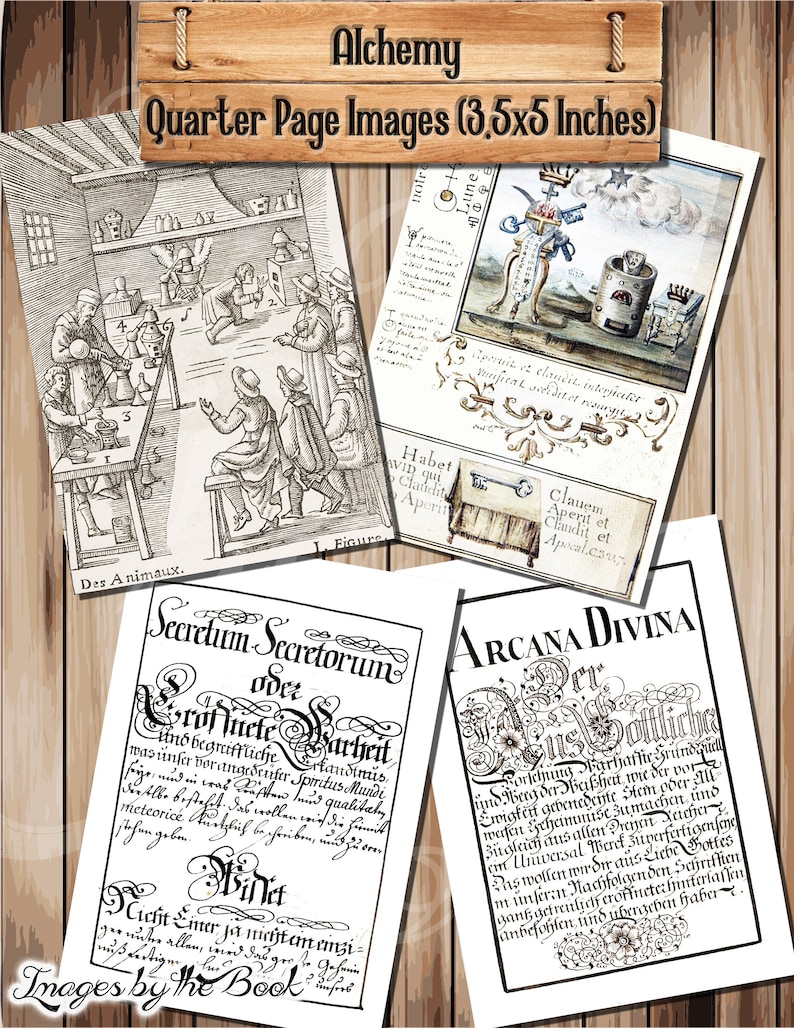 Alchemy Ephemera, Junk Journal Kit (digital Download) - Etsy
