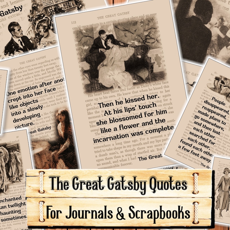 Great Gatsby Quote - Etsy