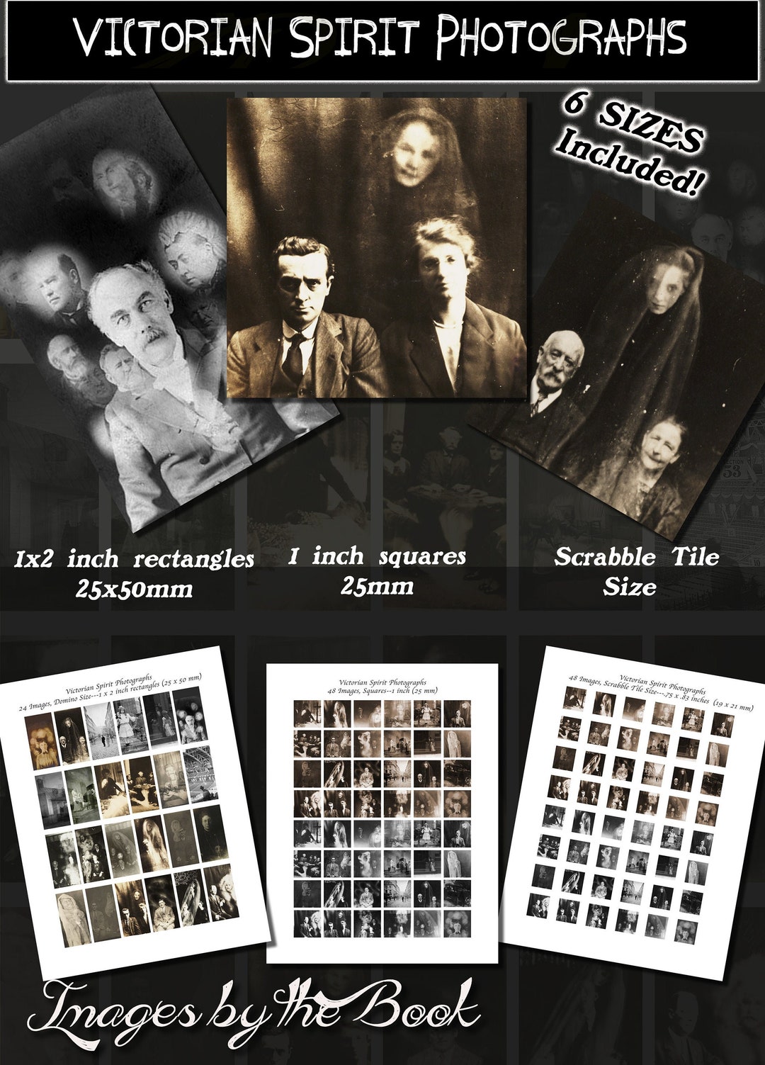 Victorian Spirit Photos Squares and Rectangles With 6 Sizes - Etsy