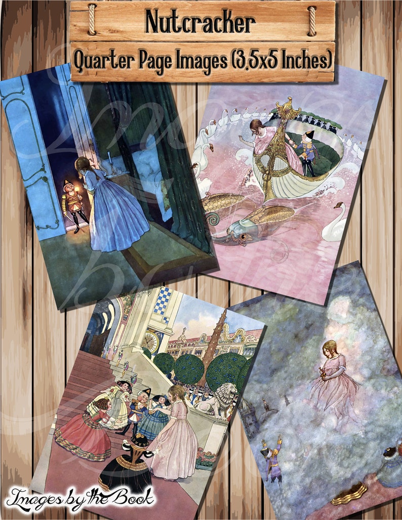 Nutcracker Ballet Junk Journal Kit Download and Print Upon - Etsy