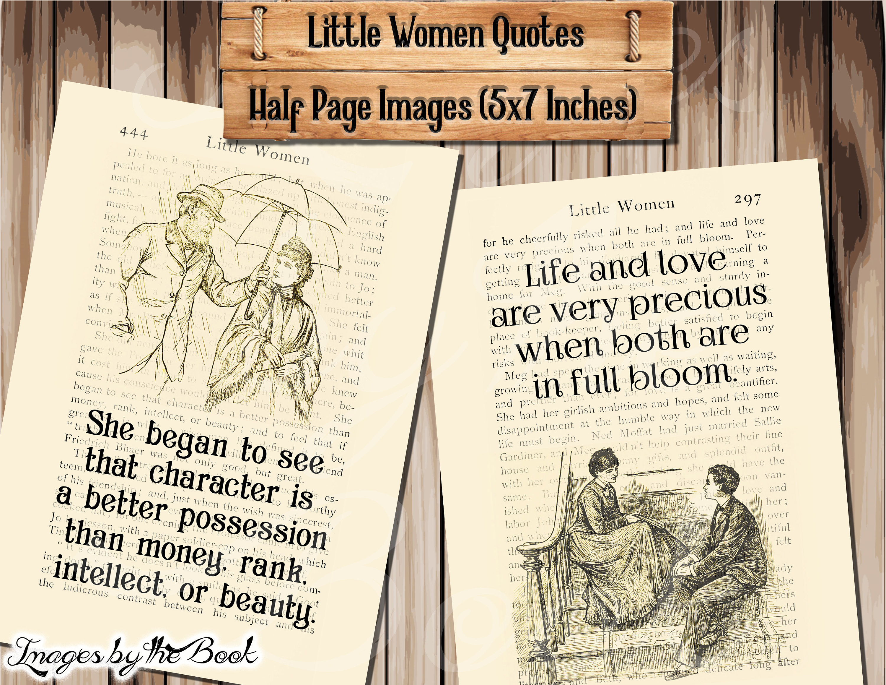 Little Women Quotes, Louisa May Alcott Prints, Junk Journal Kit ...