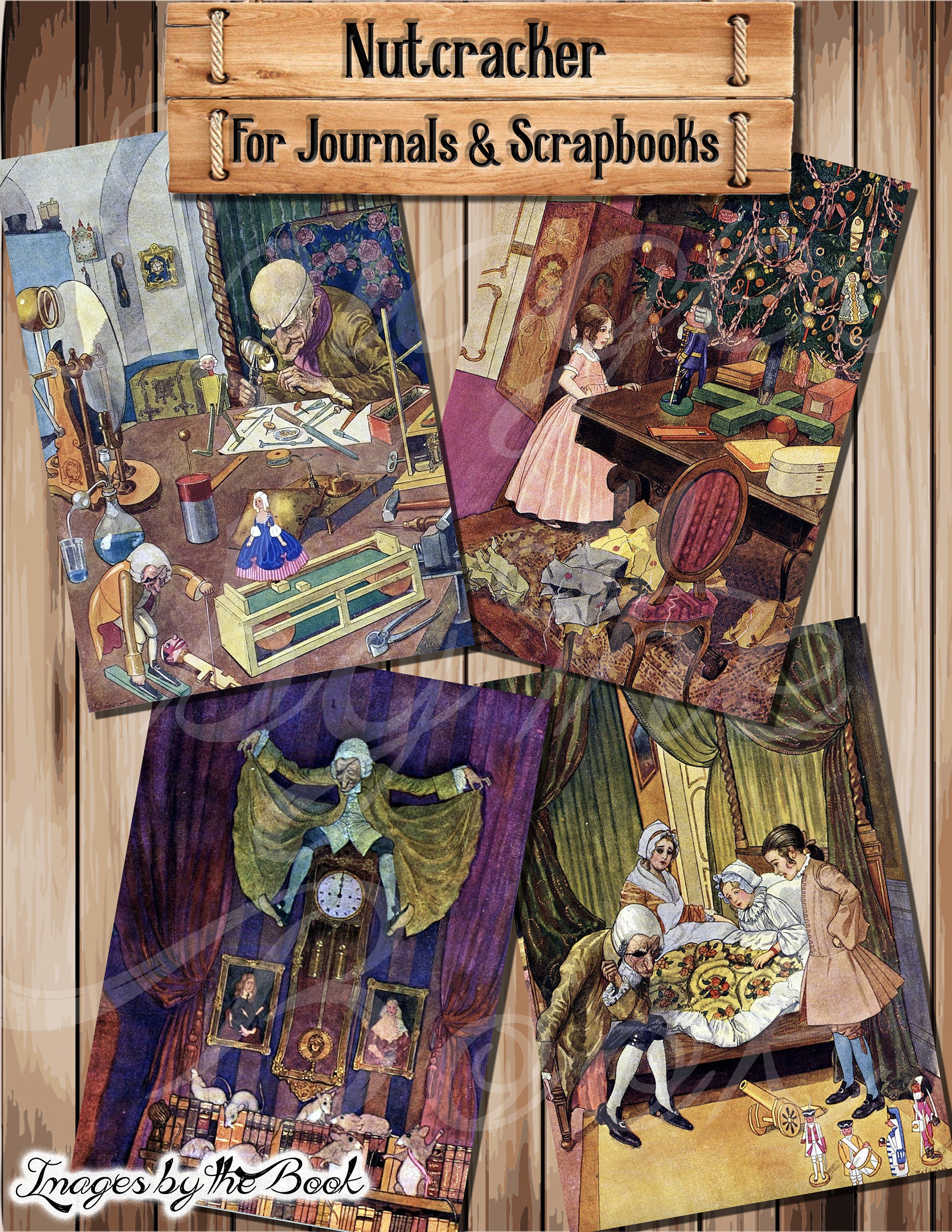 Nutcracker Ballet Junk Journal Kit Download and Print Upon - Etsy