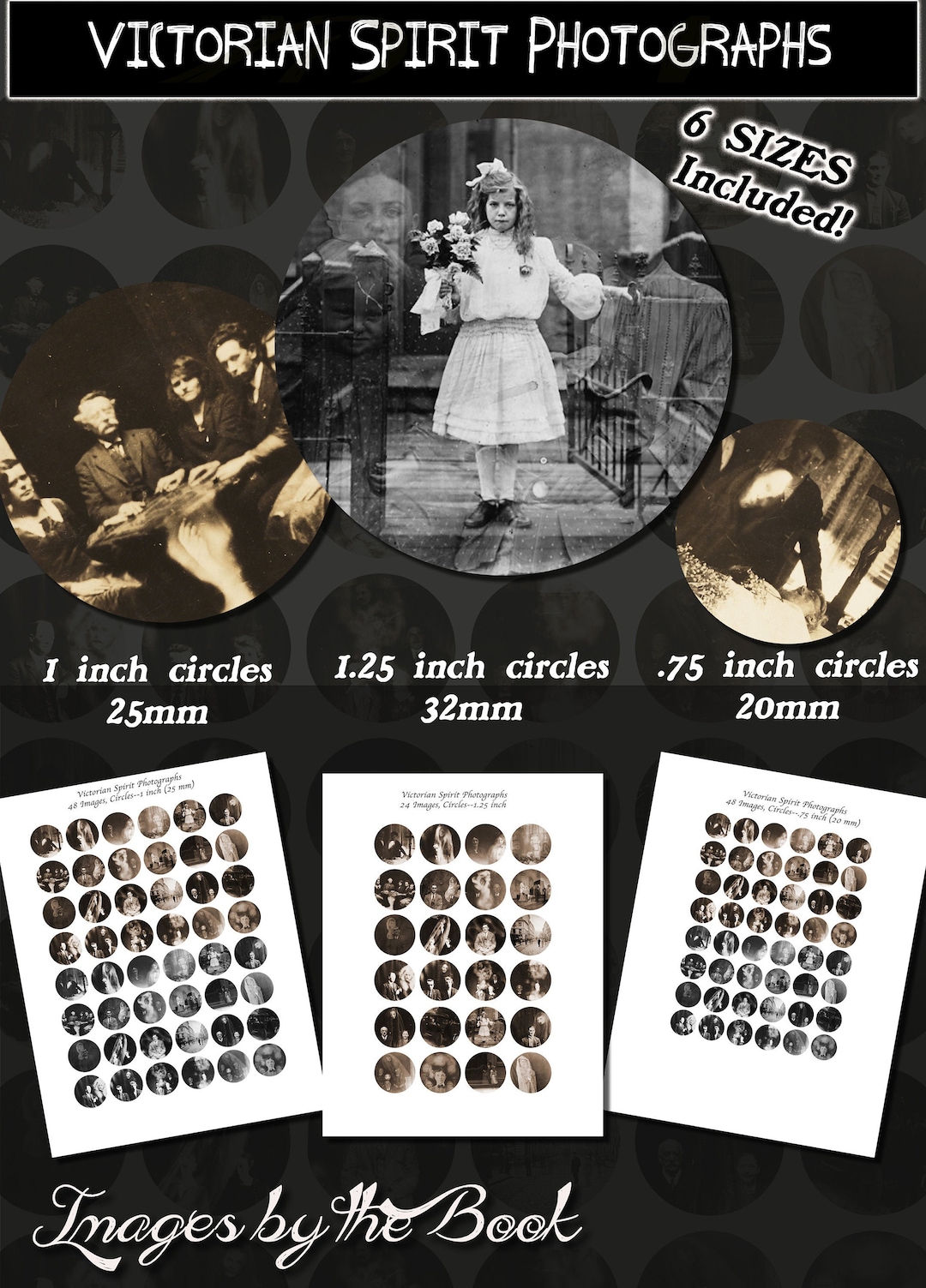 Victorian Spirit Photos, Round Images With 6 Sizes Included Download ...