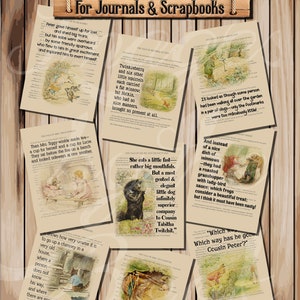 Beatrix Potter Book Quotes Part 2, Peter Rabbit and Friends, Junk ...