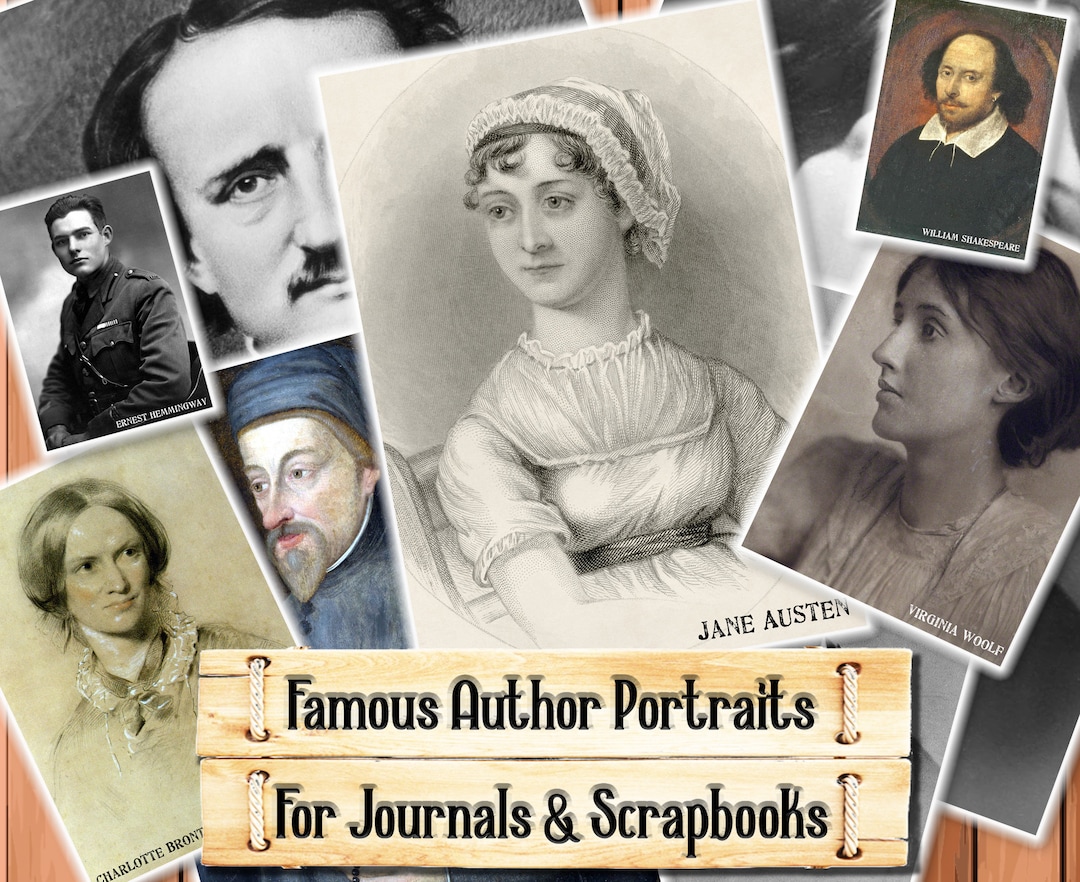 Famous Authors Digital Downloads, Junk Journal Kit, Download and Print ...