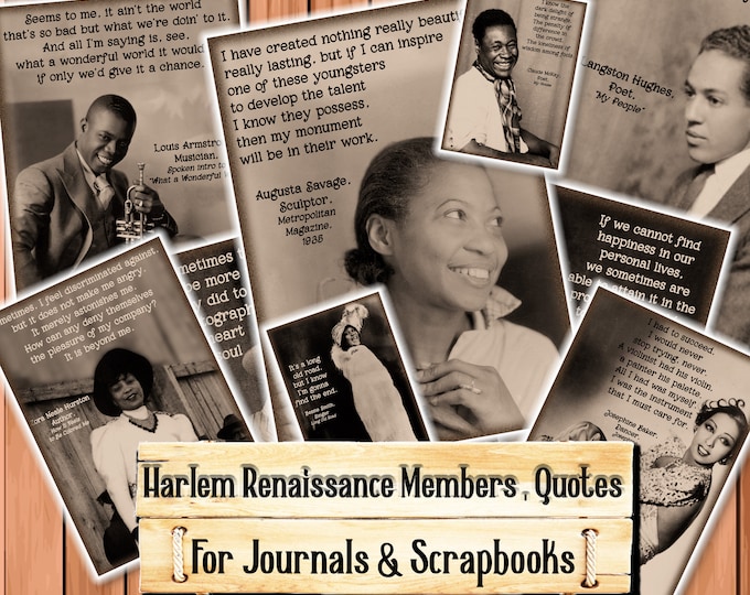 Harlem Renaissance Art Print | African American Historical Art | Black ...