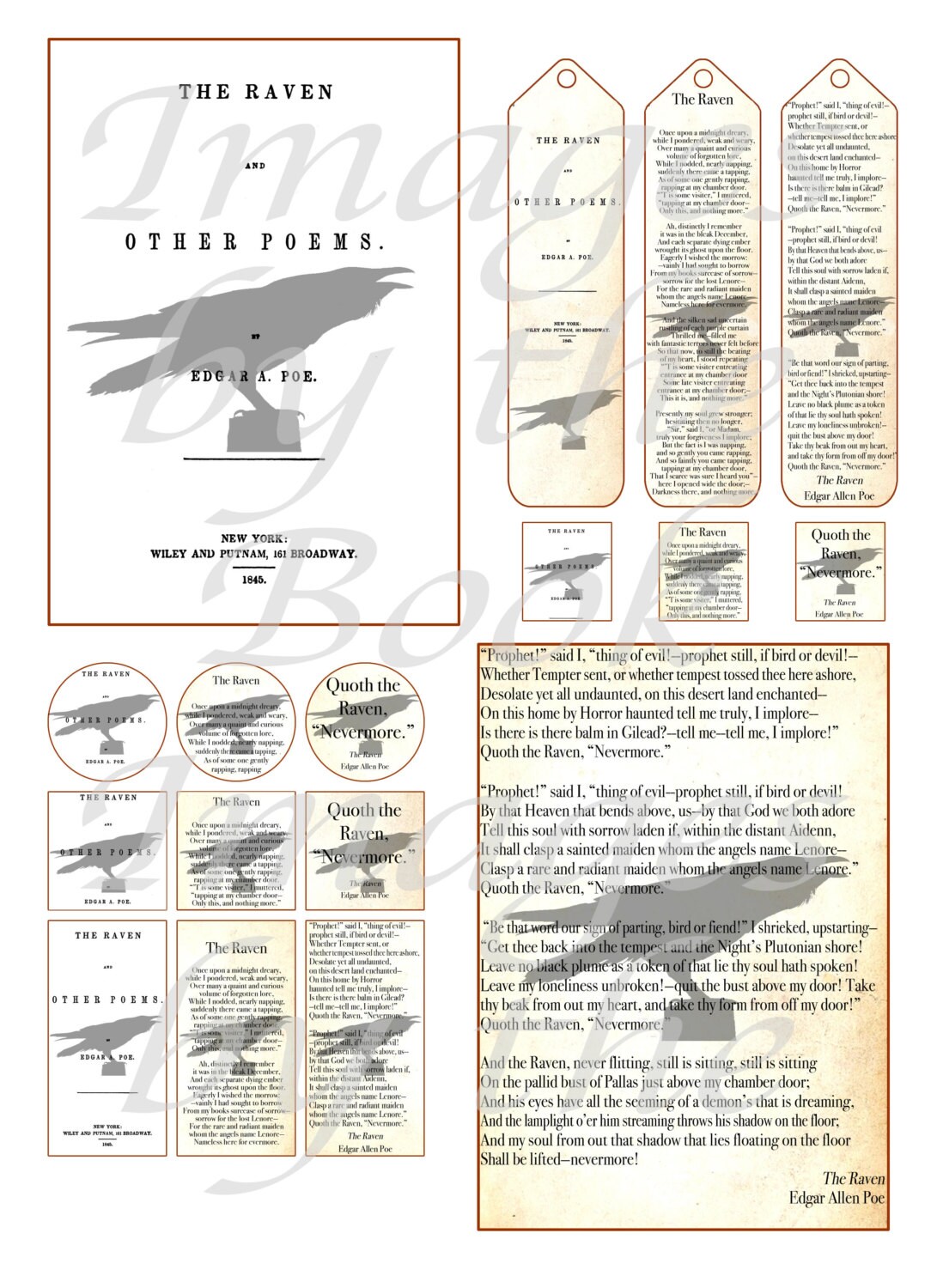 Horror Ephemera Bundle Includes Sleepy Hollow Dracula The | Etsy