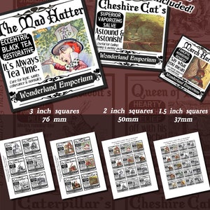 Alice in Wonderland Art, Apothecary Labels, Fantasy Potions, Squares ...