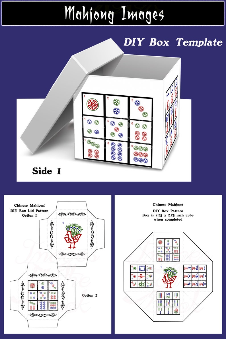 Mahjong Tiles, Junk Journal Kit, Download and Print Upon Purchase - Etsy