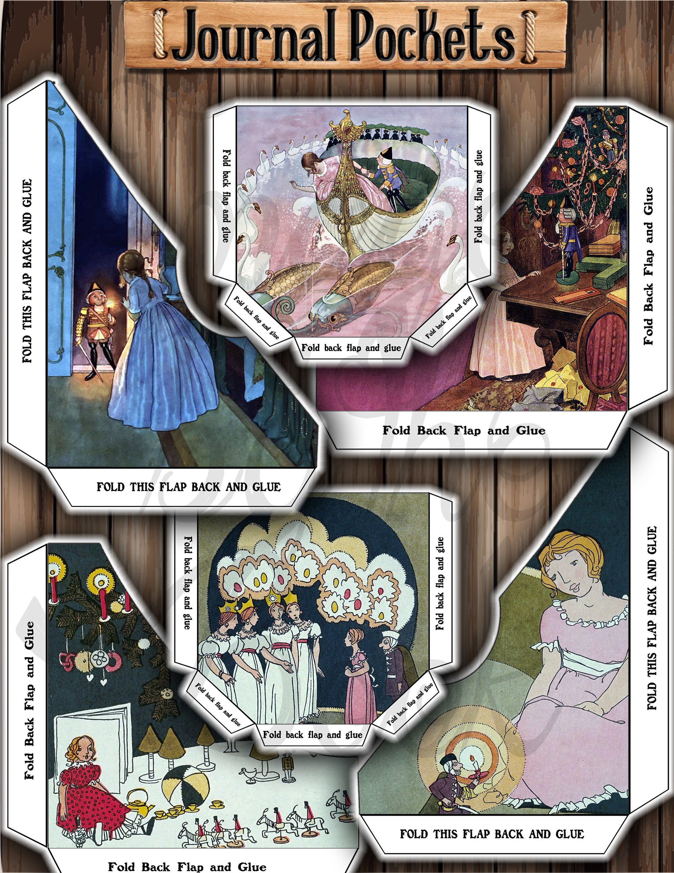 Nutcracker Ballet Junk Journal Kit Download and Print Upon - Etsy